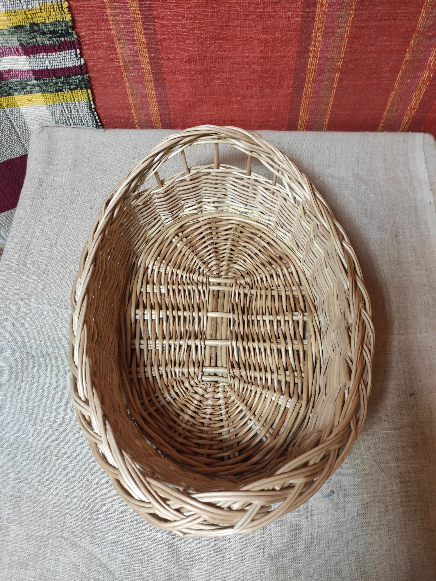 Хлебница плетеная