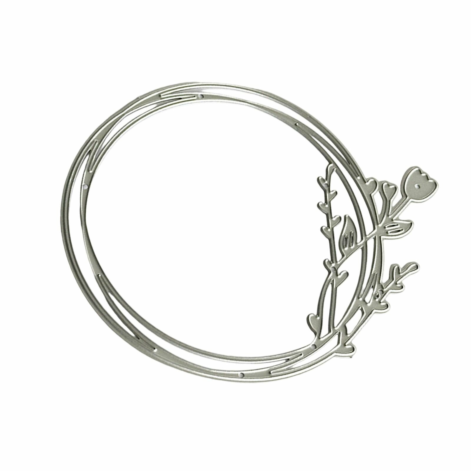 Трафареты для вырезания цветочного венка из углеродистой стали скрапбукинга