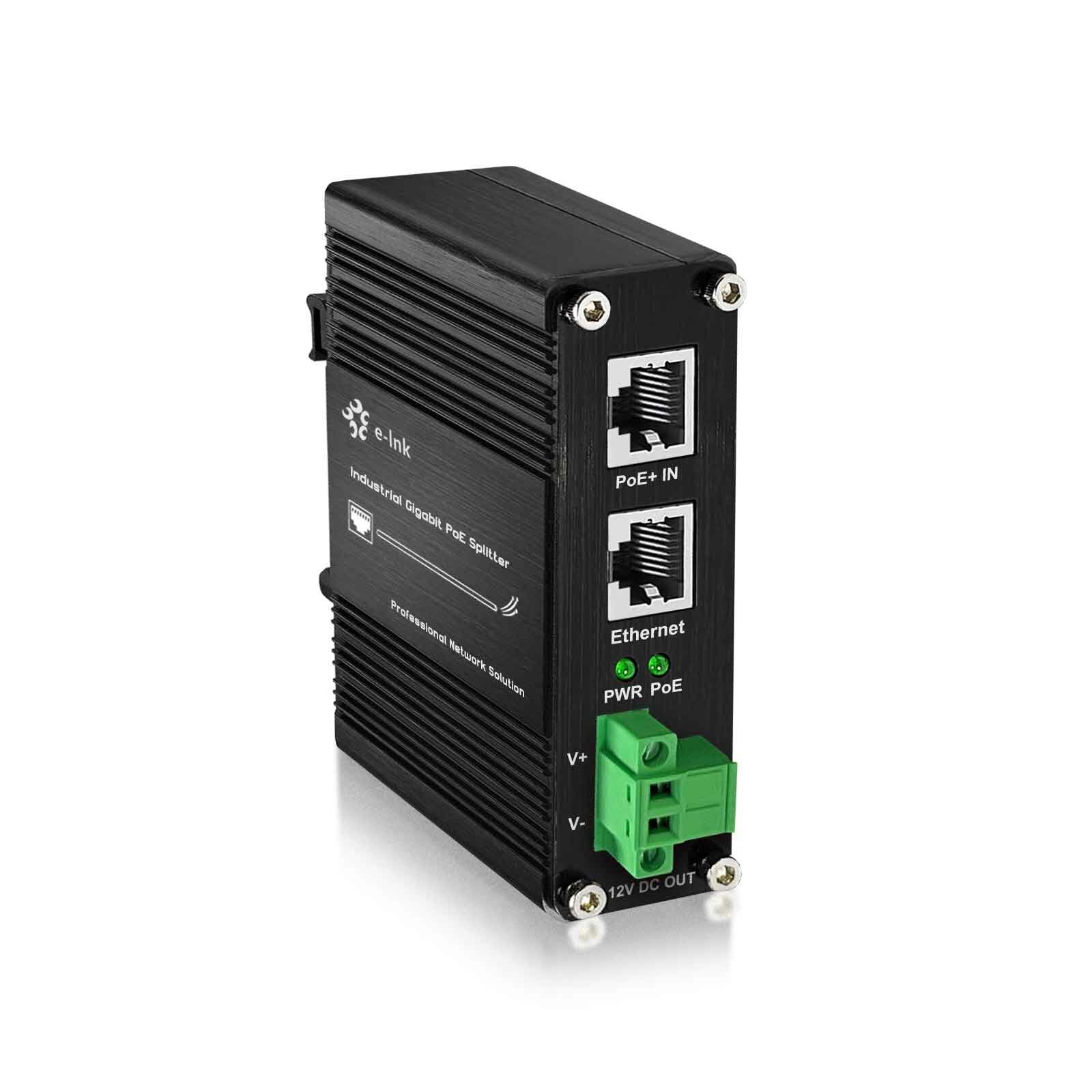 Гигабитный разветвитель PoE IEEE802.3at, 30 Вт, вход 5/9/12/19 В постоянного тока