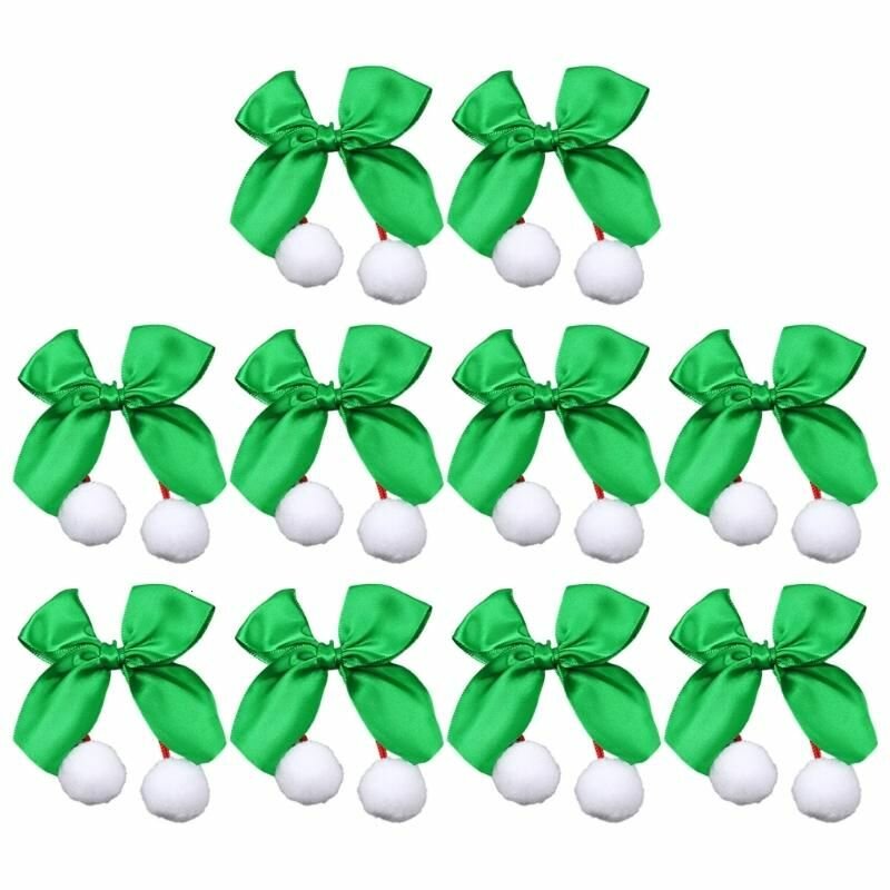 Долговечные полиэстеровые композиции из фруктов для украшения вечеринок, Зеленый шарик для волос