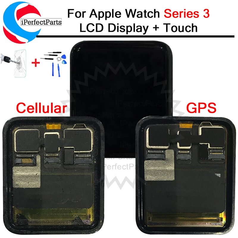 Для Apple Watch Series 3 ЖК-дисплей сенсорный экран дигитайзер 38 мм/42 мм GPS/Сотовый экран для Apple watch Series 3 42 мм 42mm GPS Sport