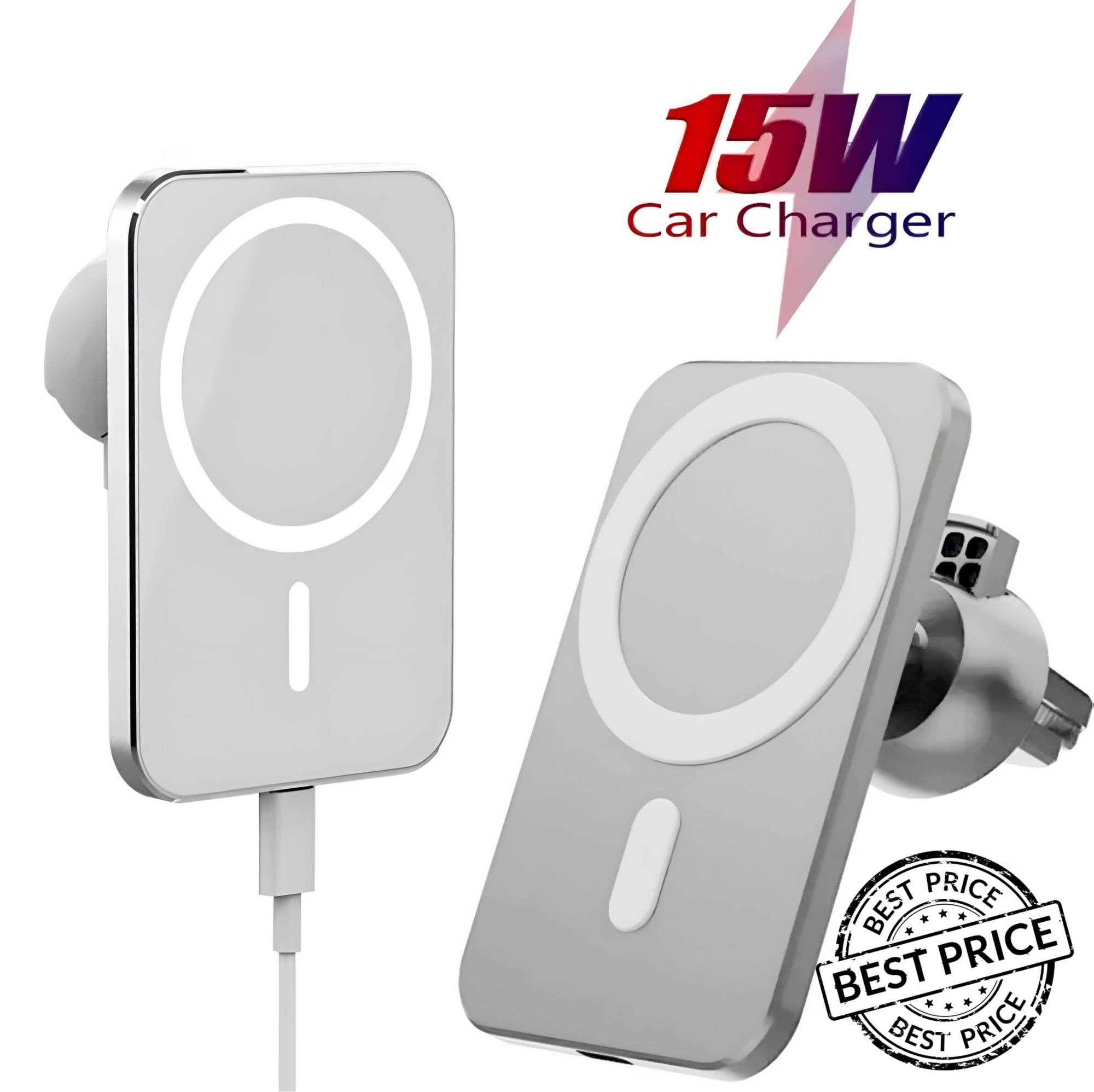 Автомобильная беспроводная магнитная зарядка-держатель Magnetic Wireless 15W X-16