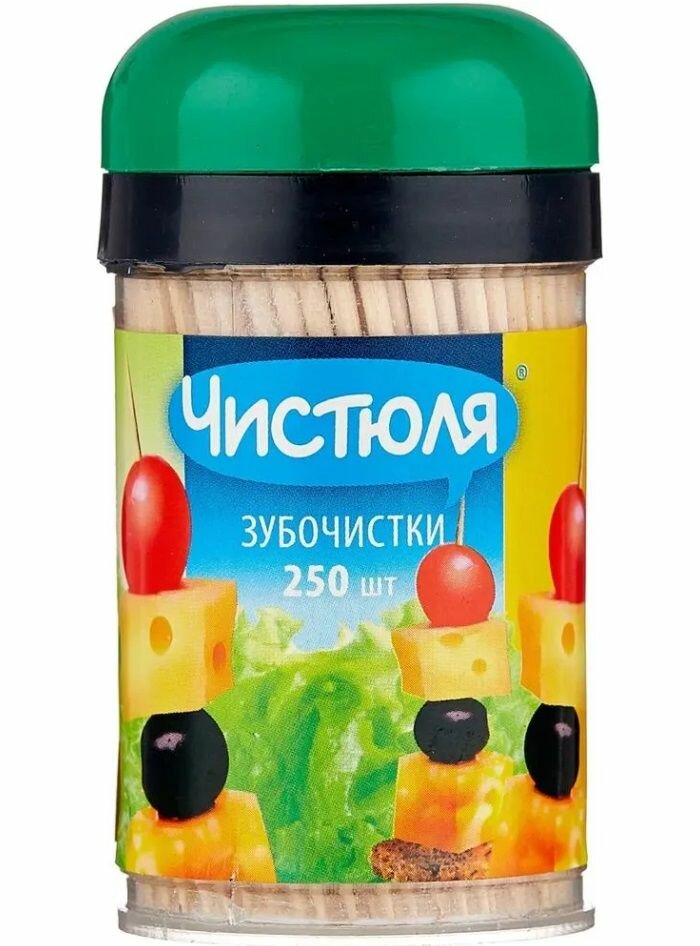 Зубочистки Чистюля 250 шт