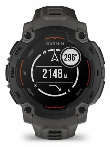 Умные часы Garmin Instinct E 45mm Black with Charcoal Band (010-02933-13)