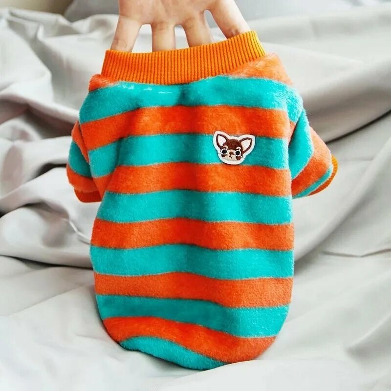KNOW EASY-Теплая Зимняя Одежда Для Собак, Фланелевая Толстовка Для Животных -lucky