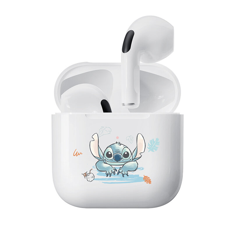 Наушники Disney беспроводные, white stitch-d9, до 10 м, встроенный микрофон, стильный дизайн