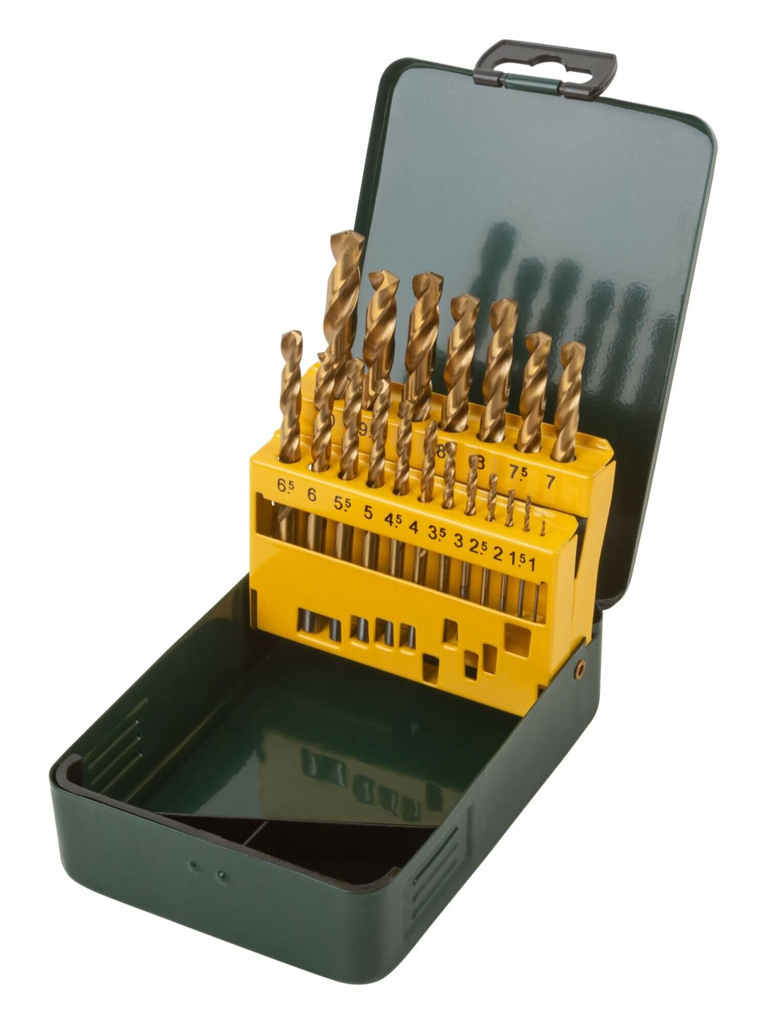 Набор сверл HSS по металлу FIT 34219 1-10 мм (19шт)