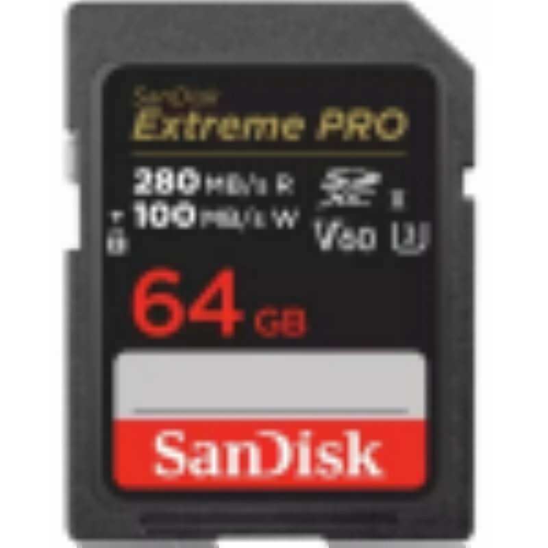 Карта памяти SanDisk Extreme Pro 64 ГБ, UHS-II, SDSDXDK-064G-GN4IN