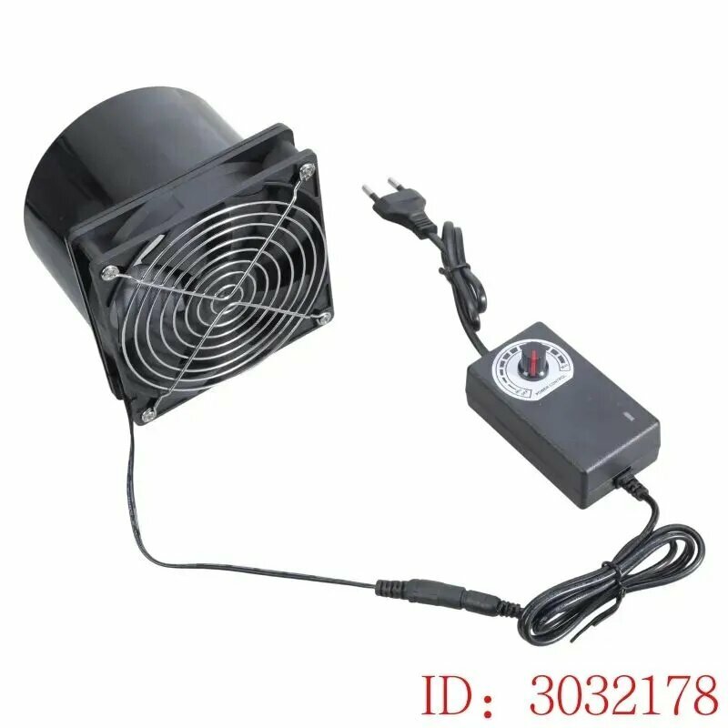 Вентиляционный канальный вентилятор 120мм 3000RPM с двойным шариковым подшипником и контроллером