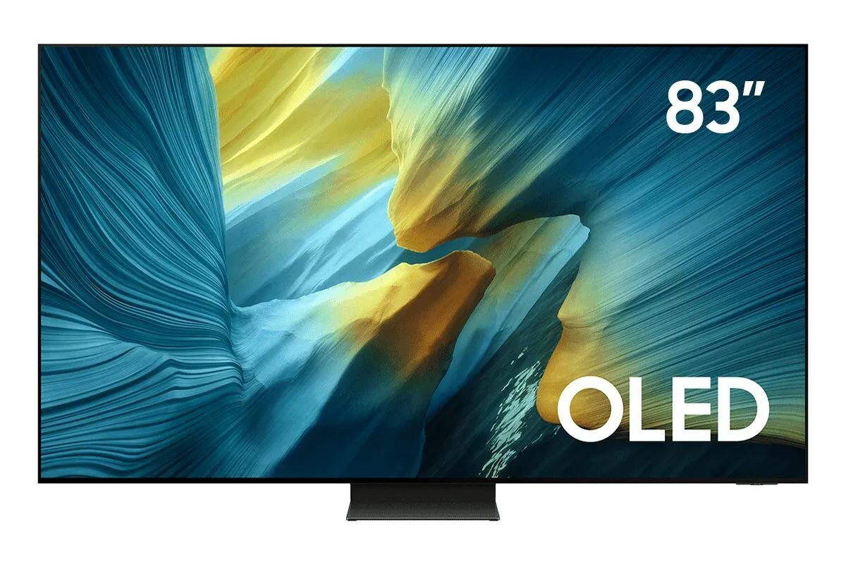 Телевизор Samsung "QE83S95FAU", диагональ 83", разрешение 4К, чёрный