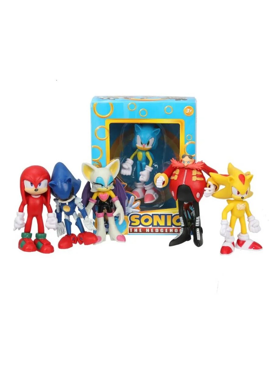Фигурка Соник в ассорт, кор.13x17x6,5см играем вместе в кор