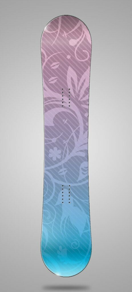 Наклейка на сноуборд полноразмерная водостойкая с ламинацией
