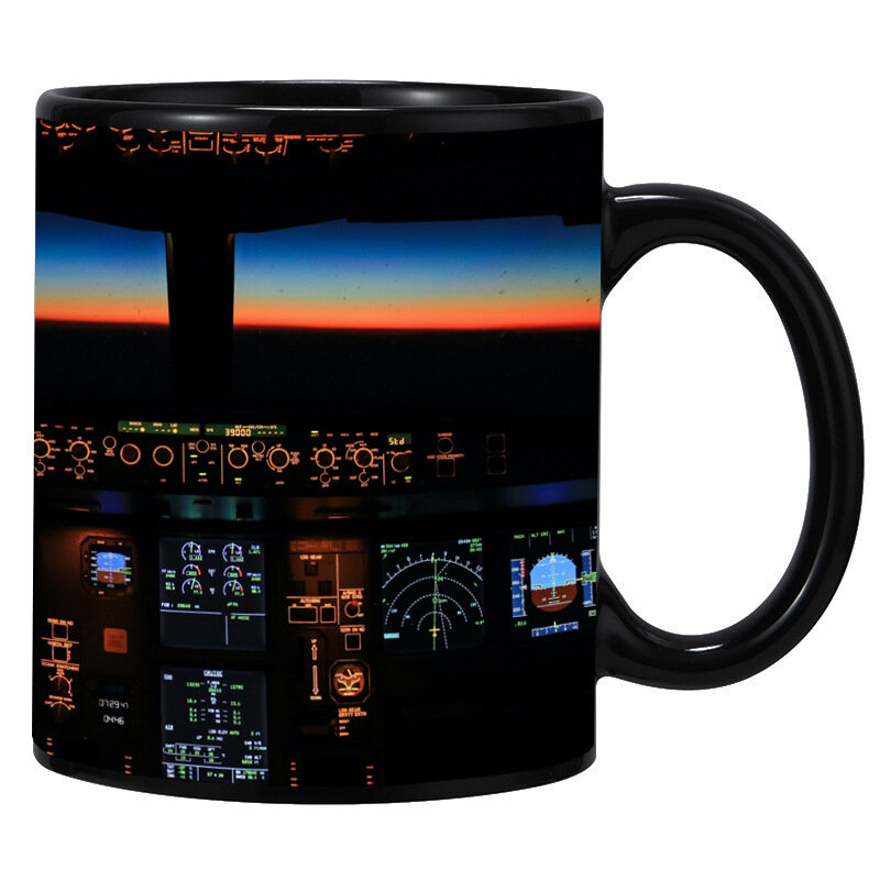 Горячая продажа керамической кофейной кружки SG, чашка для воды, панель приборов самолета, авиационный механик