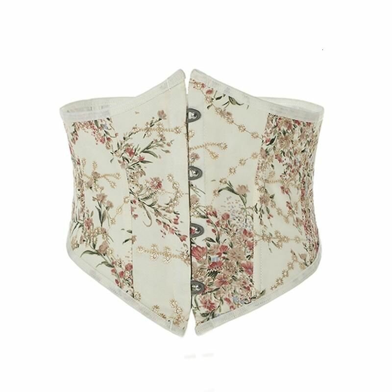 Женский корсет с вышивкой, - M