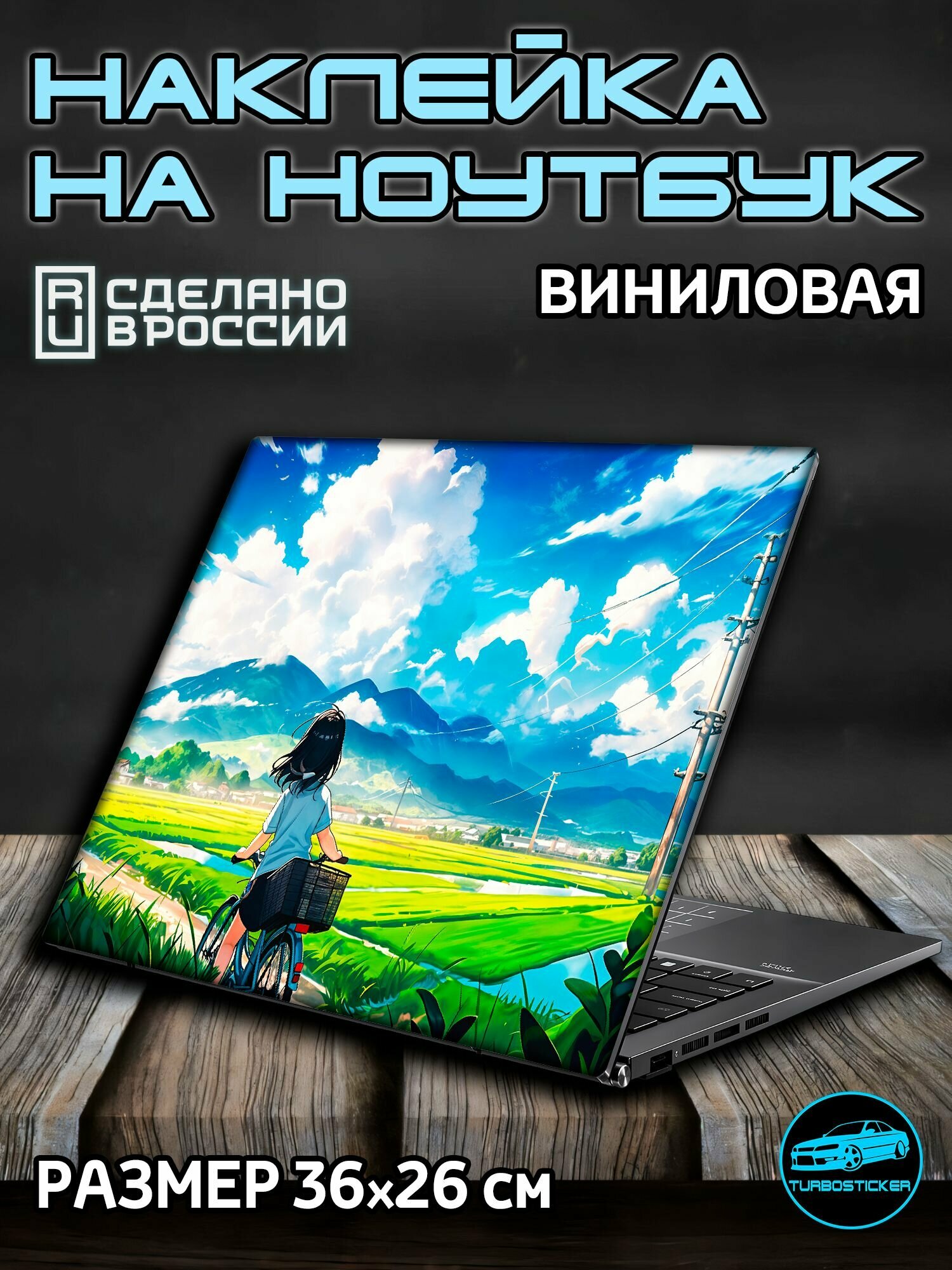 Наклейка на ноутбук