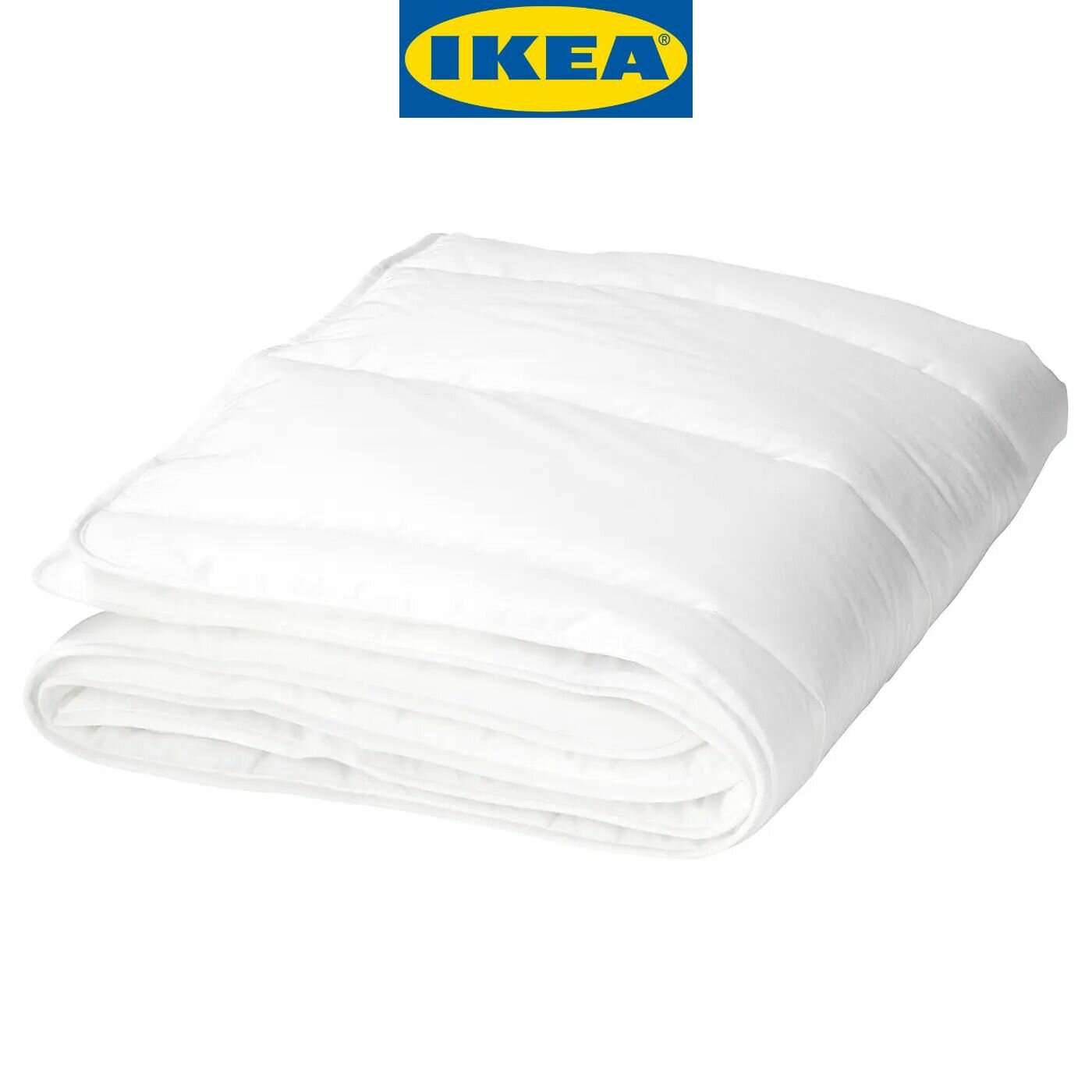 Икеа LEN Одеяло для детской кровати, белое, 110x125 см