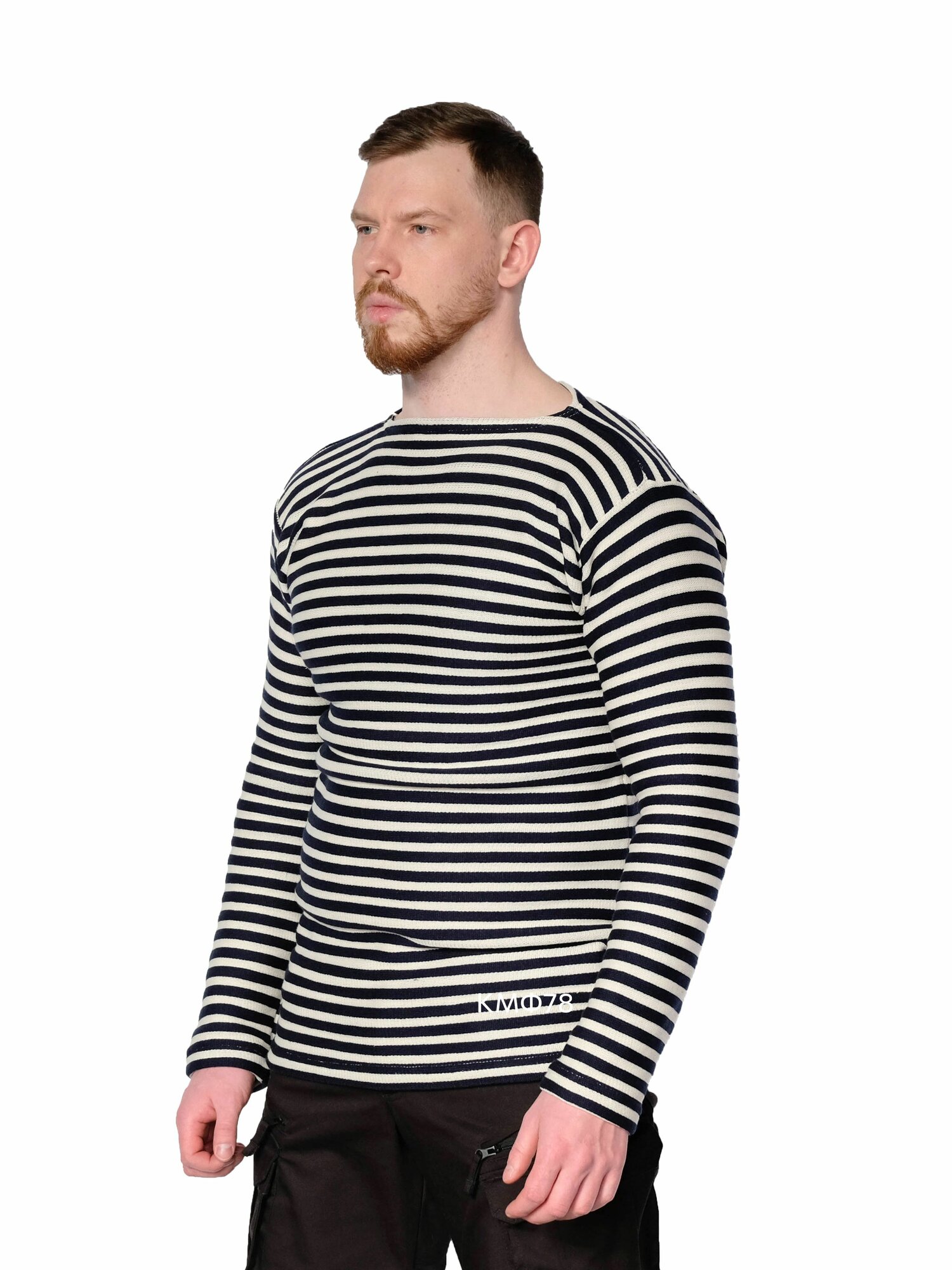 Морская полосатая рубашка