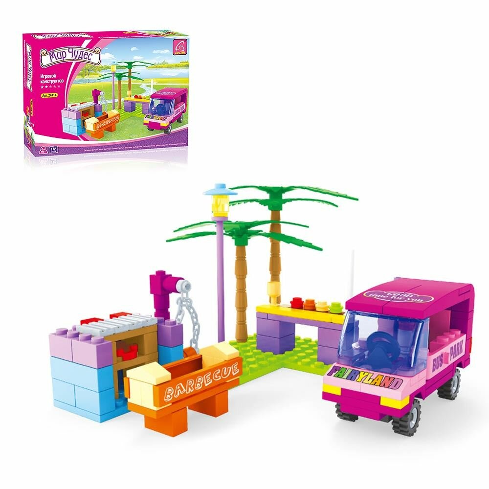 Конструктор Страна чудес Пикник у озера (172 детали) Ausini 24414