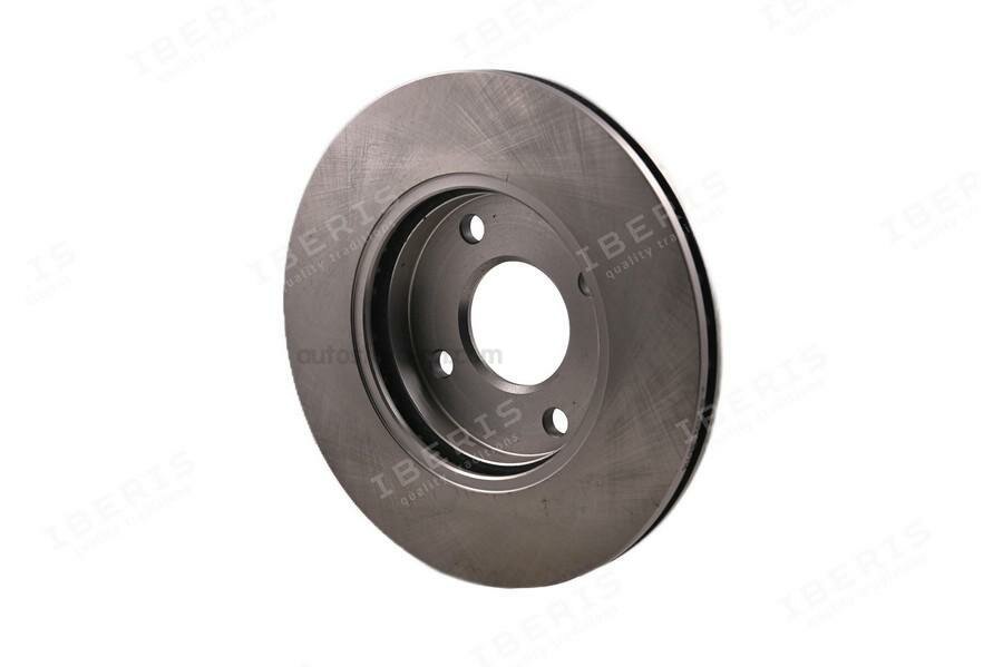 IBERIS IB151021 диск тормозной передний вентилируемый D=258MM FORD FIESTA (JH_, JD_) -08, FUSION (JU_) -12