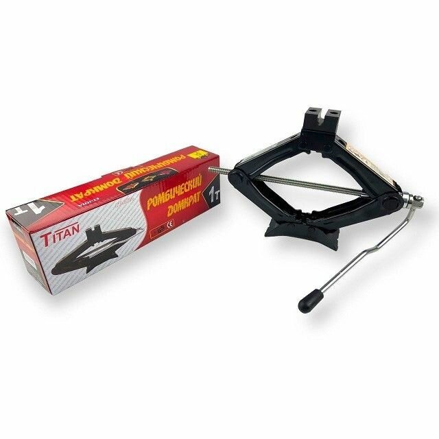 Домкрат ромбовидный винтовой 1 т 105-320 мм (TITAN)