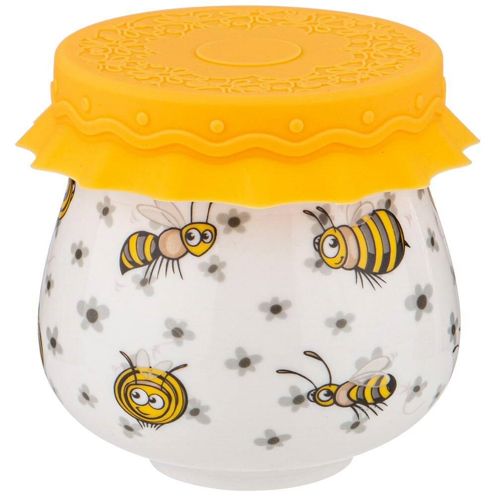 Баночка с силиконовой крышкой lefard "Пчелы" 180 мл