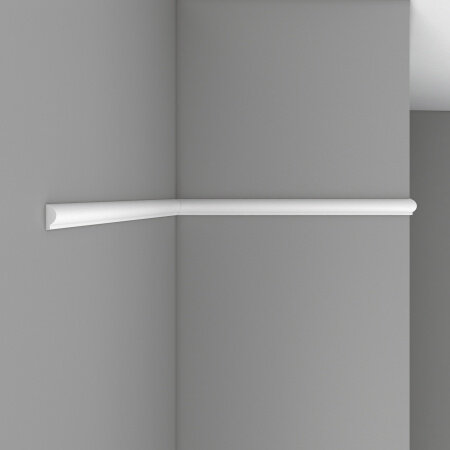 Молдинг Гладкий Decomaster 97101F В30хШ12хД2400 мм / Декомастер.