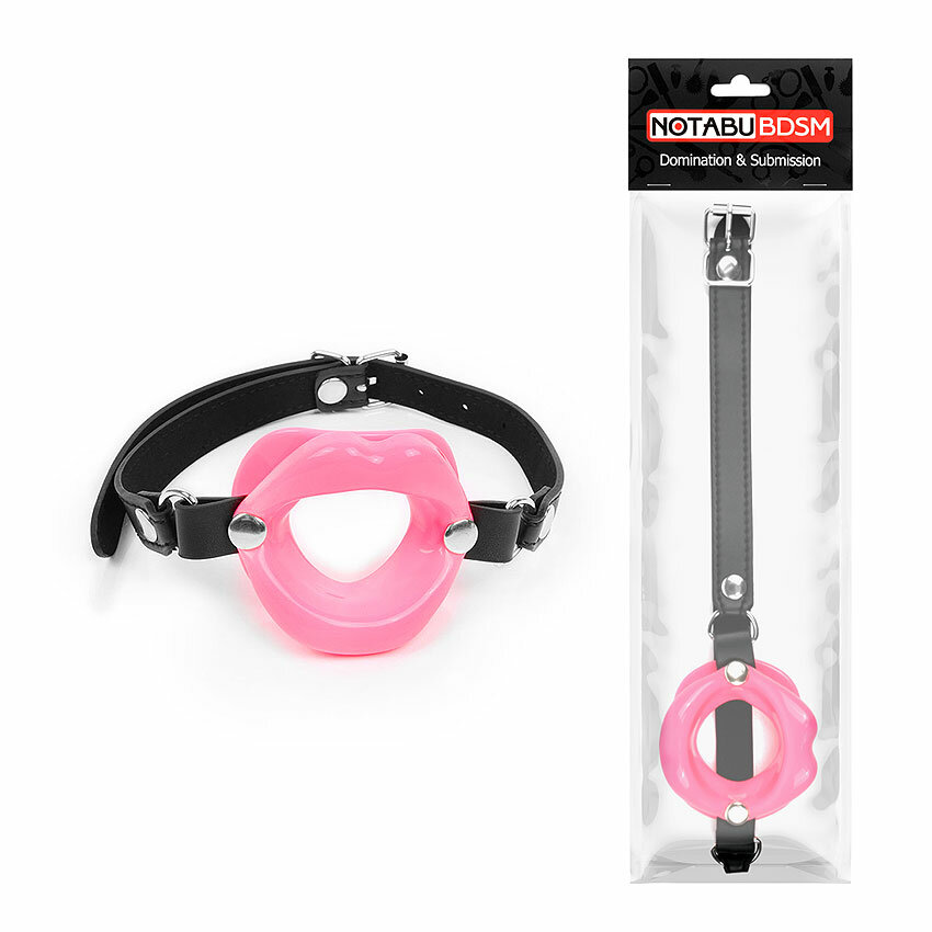 NTB-80543 Кляп губки цвет чёрный/розовый