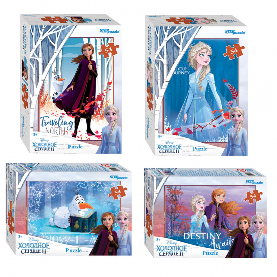 *Puz-mini 54д. Степ Disney Холодное сердце-2 (в ассорт.) (71169)