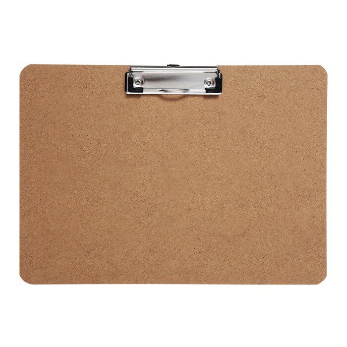 Планшет с зажимом, формат А4, МДФ 3мм, горизонтальный, 9700343