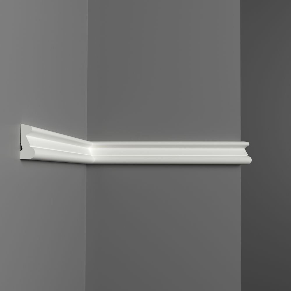 Молдинг Гладкий Decomaster D007-115ДМ В19хШ8хД2000 мм / Декомастер.