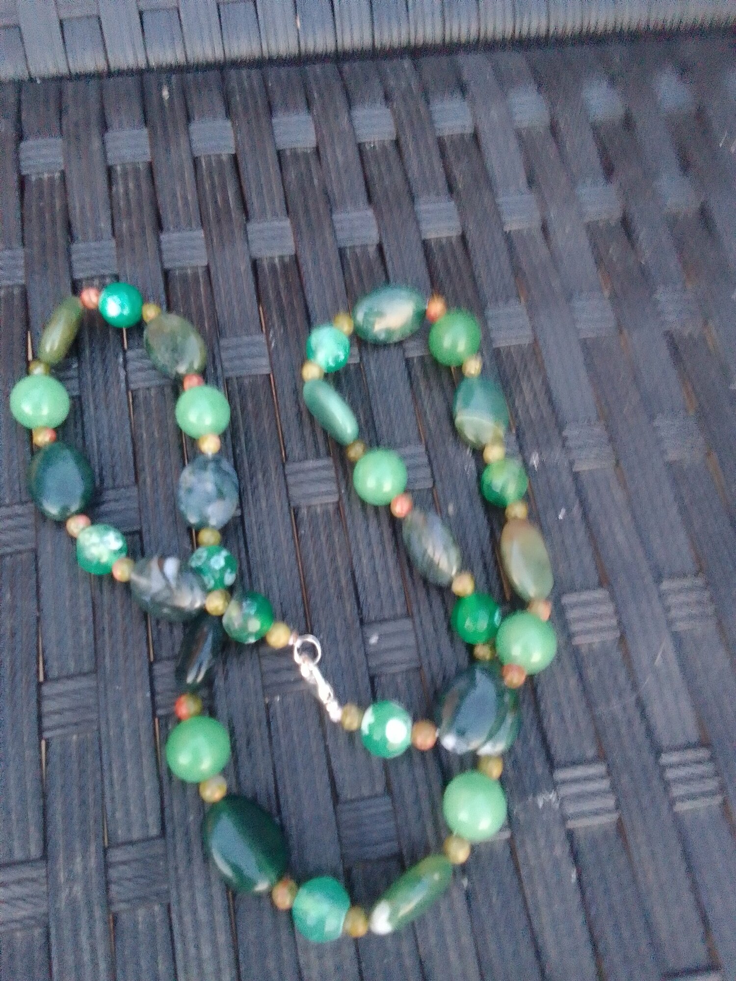 Бусы, металл