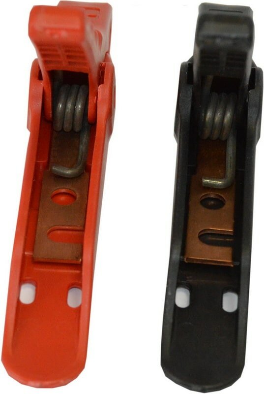 Зажимы для проводов Автоэлектрика Т-22, 600A, 165mm, морозостойкий пластик, медь