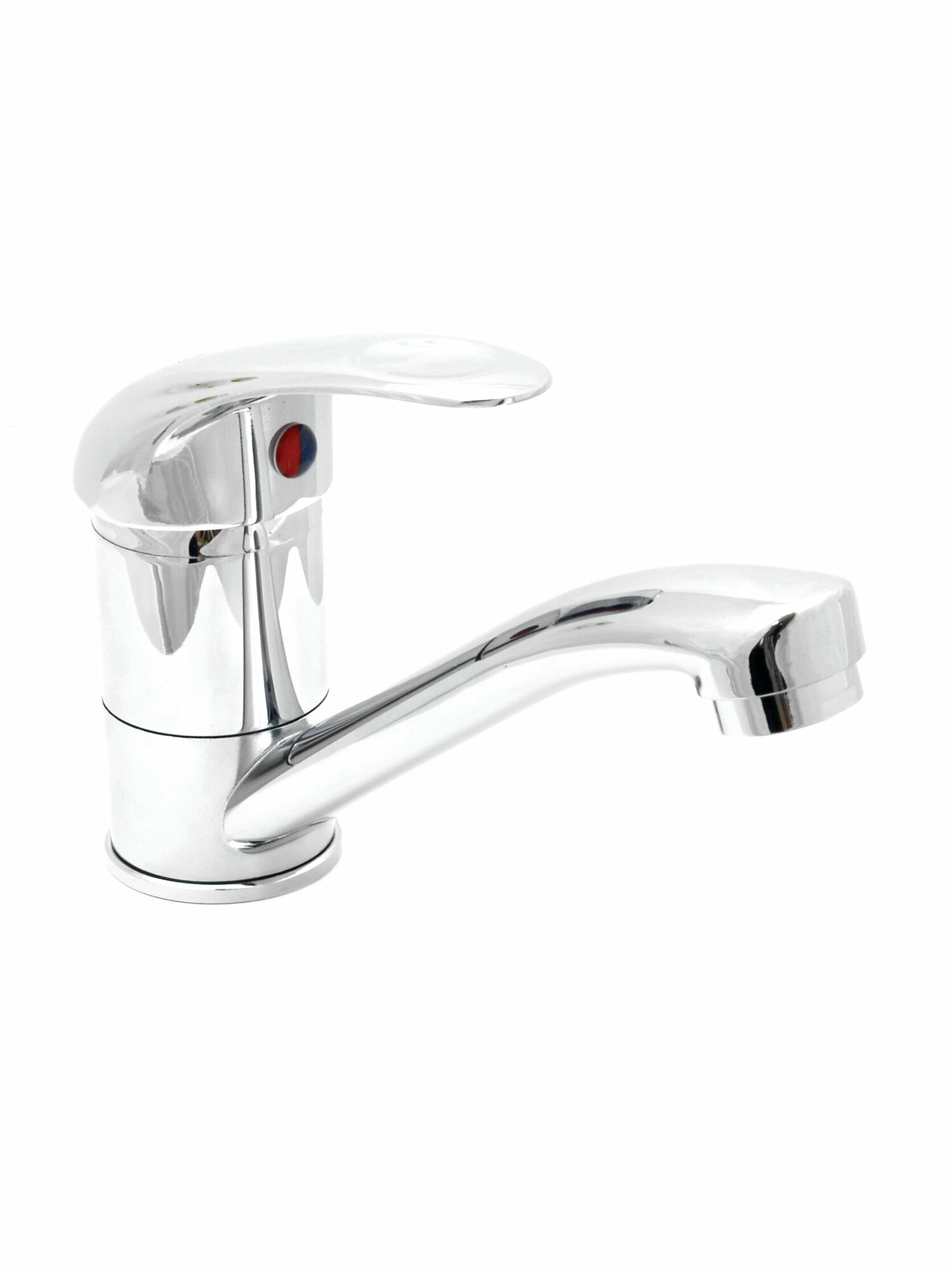 Смеситель Кухня SANTREK AQUA-765 "STANDART" шар. d-35 SB75 короткий нос
