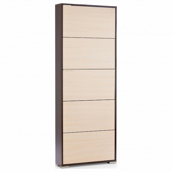 Тумба для обуви Вентал Viva 5 венге/дуб беленый