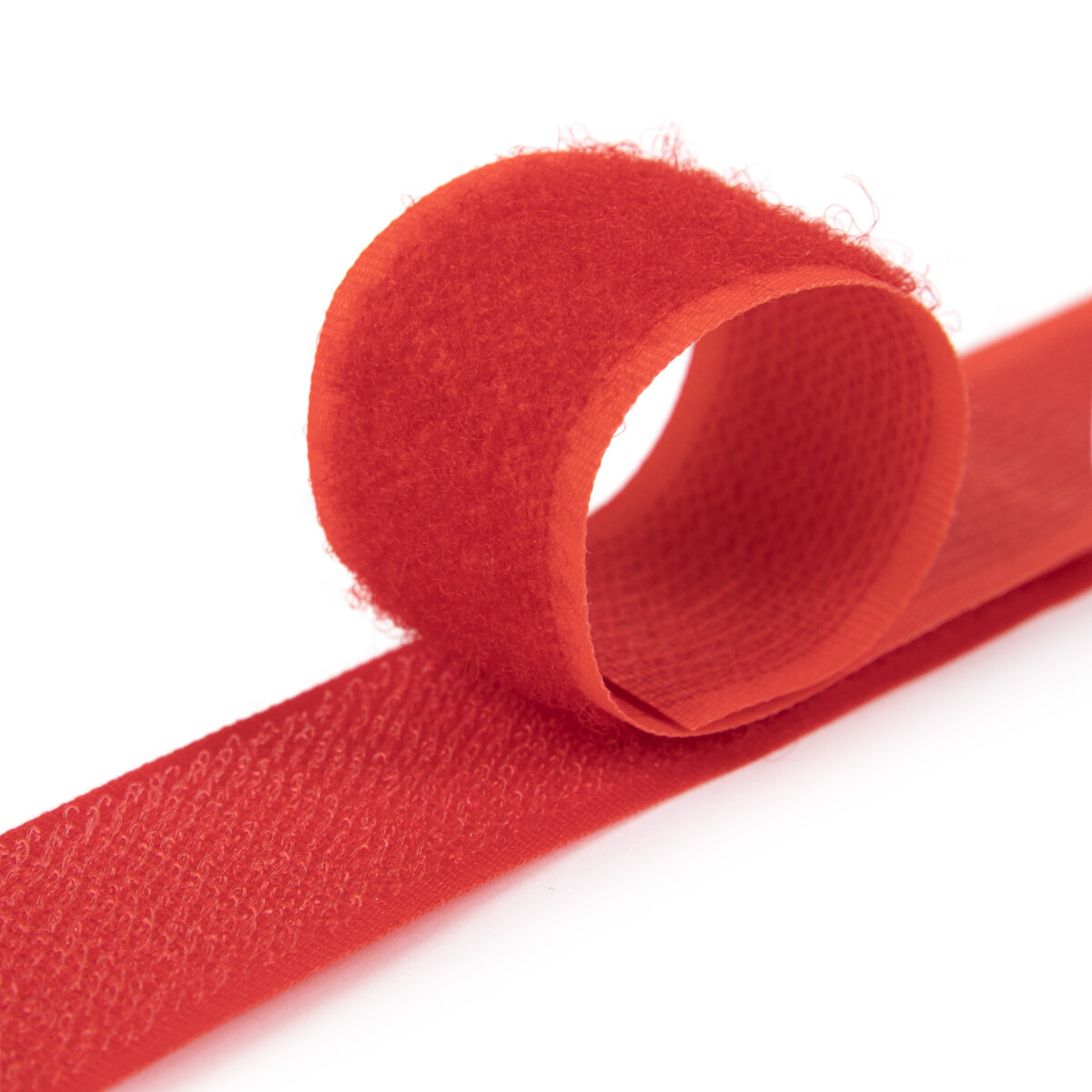 Липучка лента "Gamma" 25 мм LG-25 5 x 0.25 м №026 красный