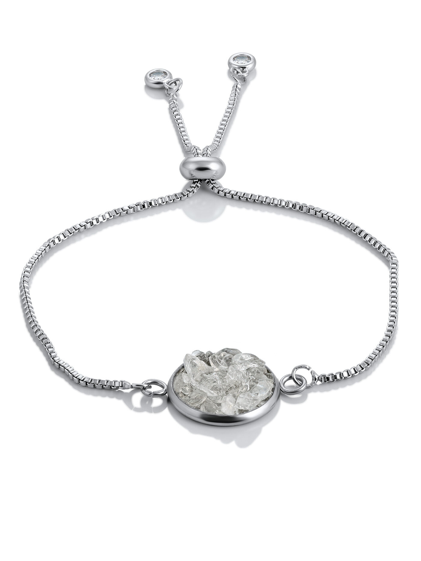 Браслет, горный хрусталь