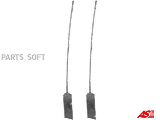 Щетка генератора/стартера 2 шт. HYUNDAI SONATA/MMC PAJERO/NISSAN TERRANO/URVAN /SUBARU JUSTY AS AB2001 | цена за 1 шт