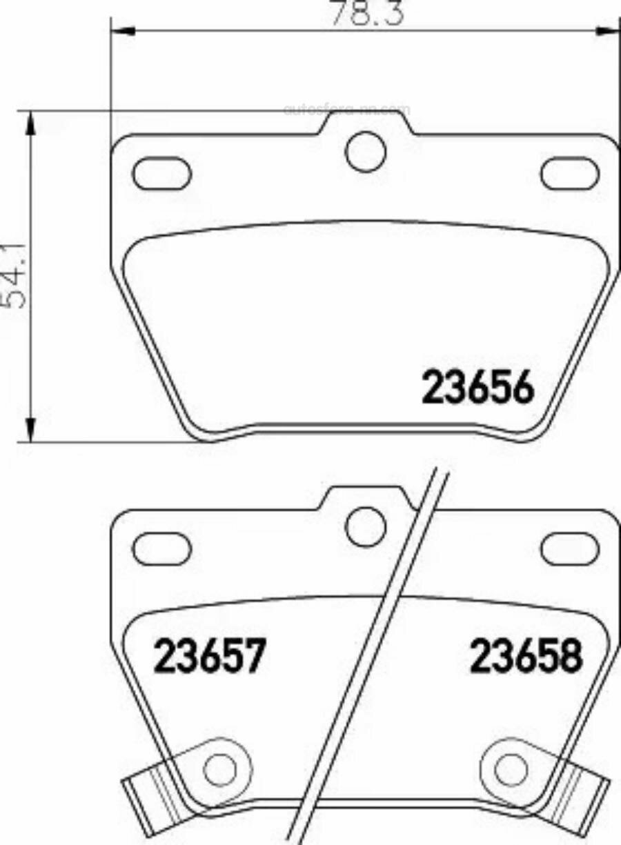 MINTEX MDB2160 Колодки тормозные дисковые к-т 4 шт. MDB2160