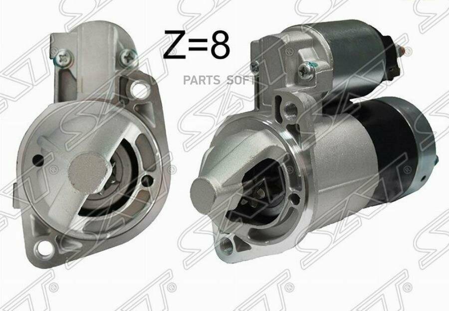 Стартер Chery Tiggo T11 05-13 / Hyundai Santa Fe 00-06 (1,1 kW/ Z=8/ (восстановленный)) SAT ST-MD328235 | цена за 1 шт