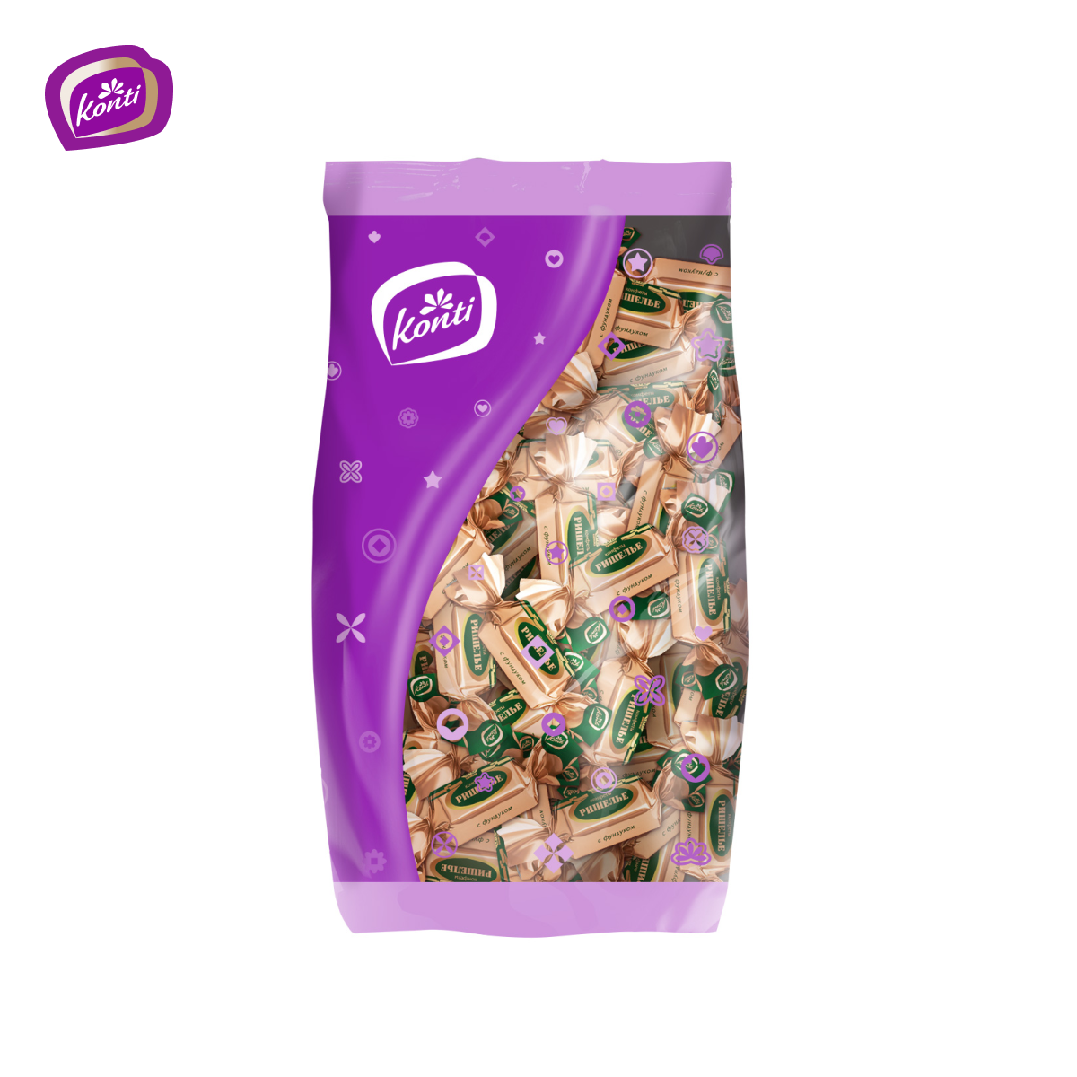 Конфеты "Ришелье" с фундуком, 1000 г