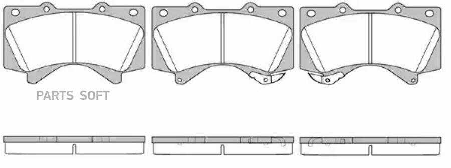 ROAD HOUSE 2127102 Колодки торм. диск. Land Cruiser 150 ()