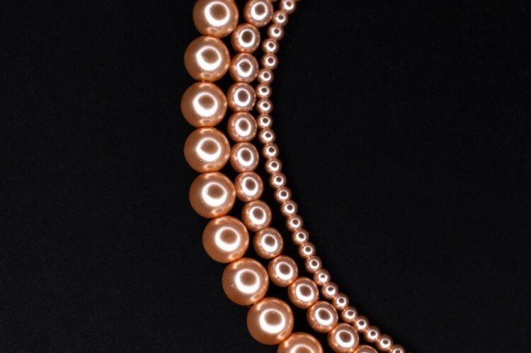 Жемчуг Preciosa, цвет 70484 персиковый, 2мм, 10шт