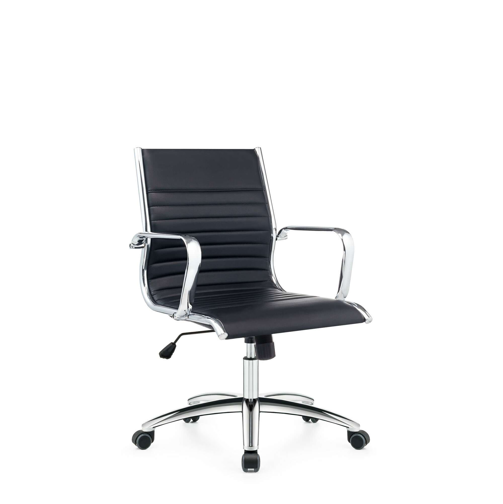 Кресло компьютерное 2004М "Roger LB" Эко кожа, цвет черный, black