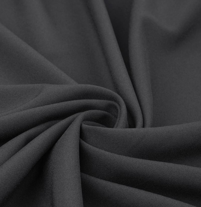 Ткань Габардин. Цвет темно-серый, плотность 160 гр./м2, 100% пэ. Готовый отрез 3*1,5м.