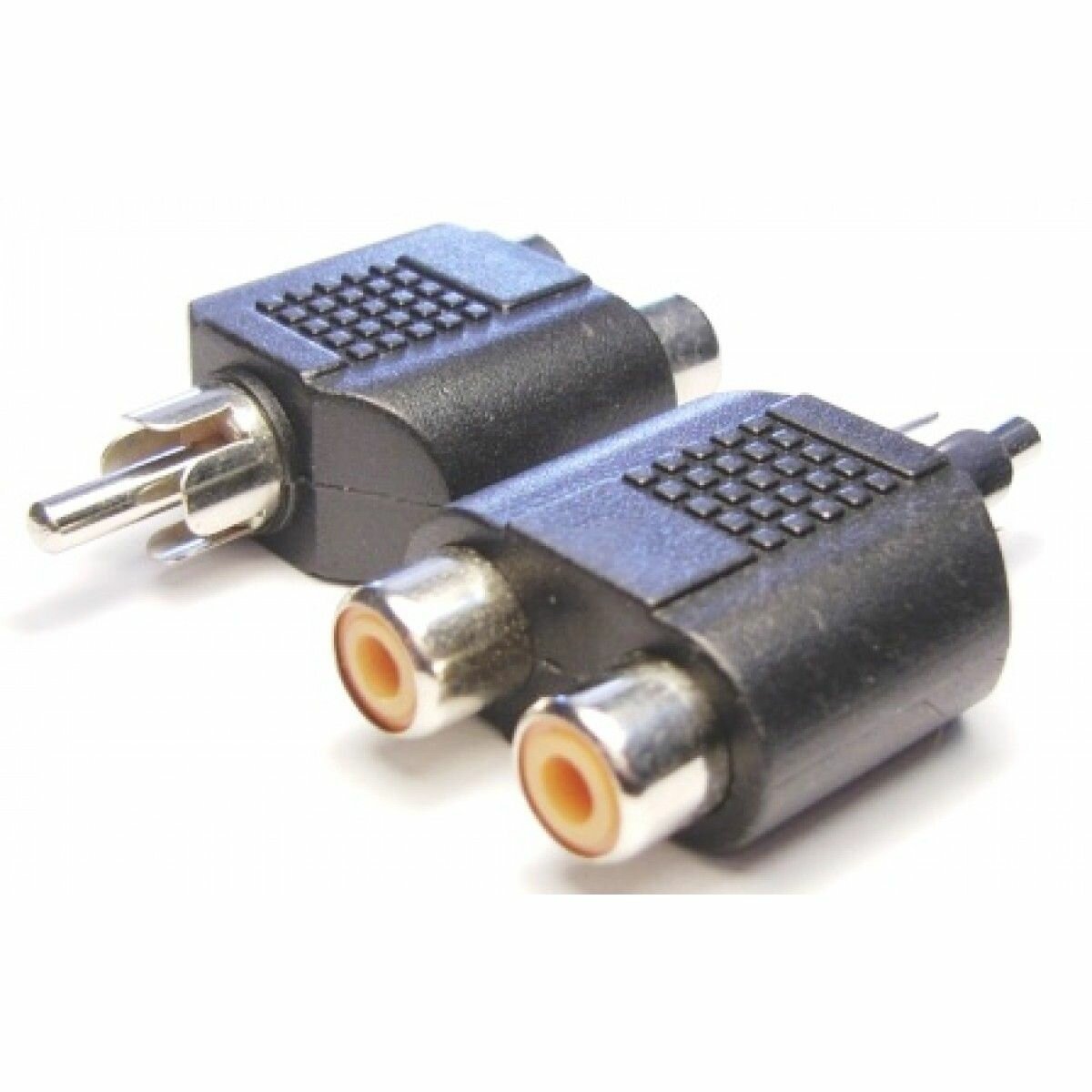 Переходник штекер RCA - 2 гнезда RCA