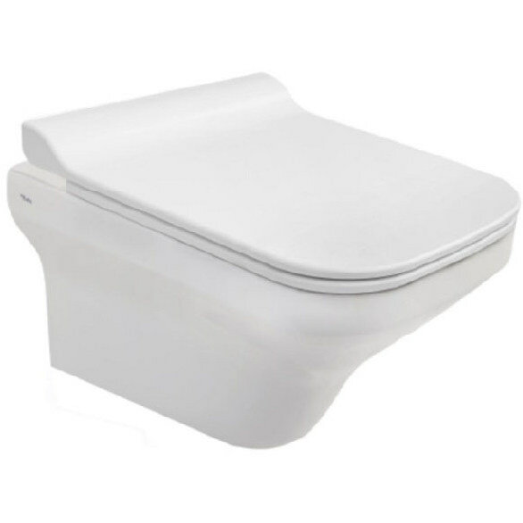 Унитаз подвесной Kale (Кале) Mood безободковый с сиденьем микролифт SLIM, белый 310200100366 + 310200700038 (310200100250) (7113863800)
