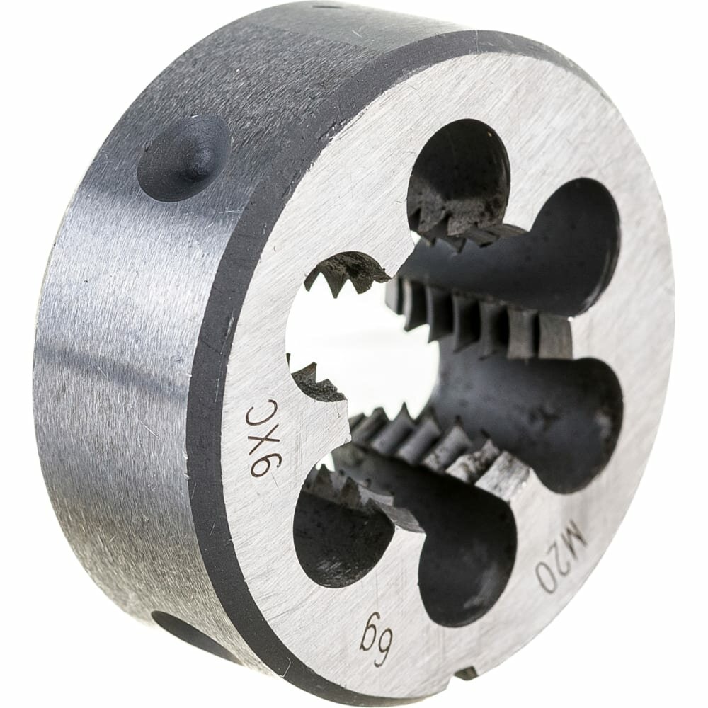 Плашка Gigant М20x2,5 мм GT-0040, Gigant плашка м20x2,5 мм gt-0040 подходит для нарезания резьбы на валах и шпильках