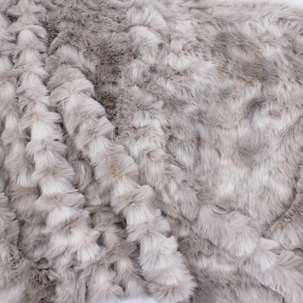 Искусственный мех Ткани-100, серый, пальтовая, отрез 1,4х1 м