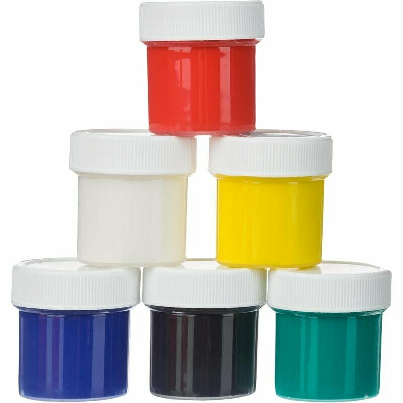 Гуашь N 1 School ColorPics 6 цветов 20 мл, 1691636