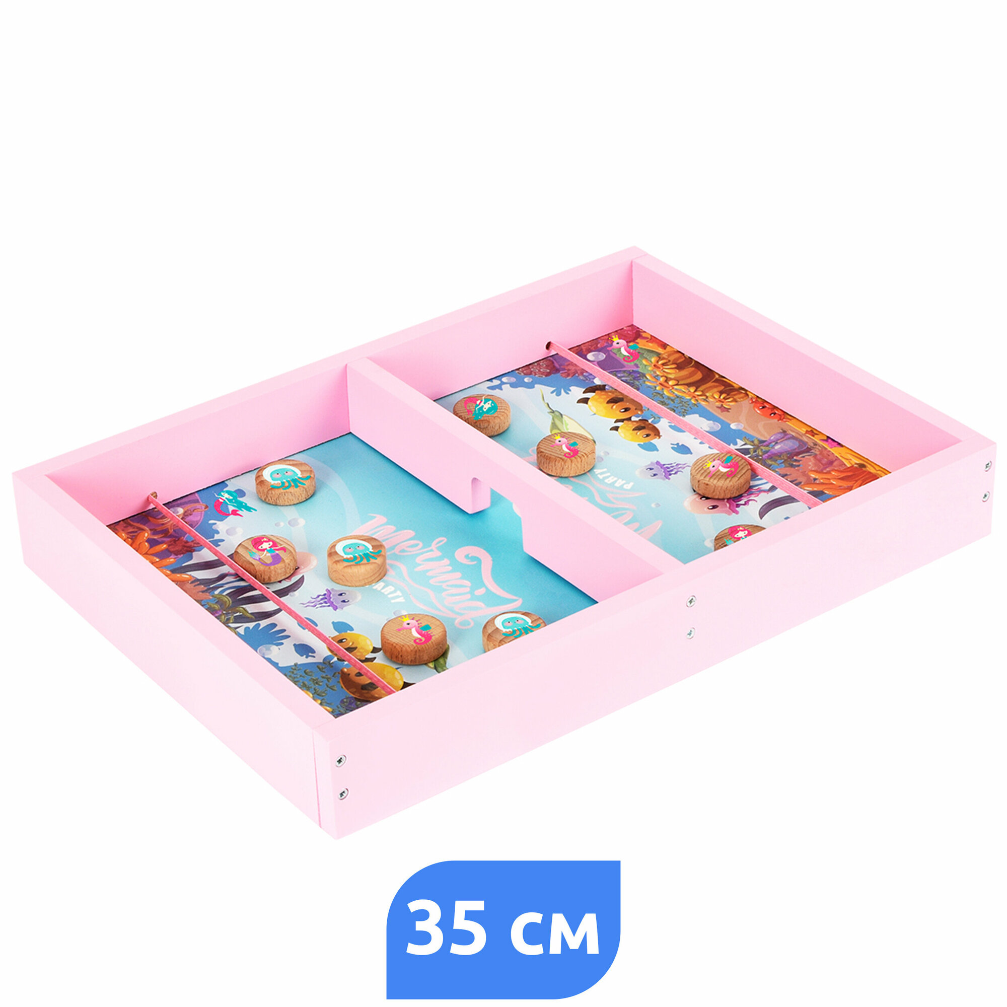 Настольная игра морской бой для девочек 35 см MEGA TOYS fast sling puck slingpuck timball шашки чапай слингпак настольный хоккей вышибайка вышибалы тимбол